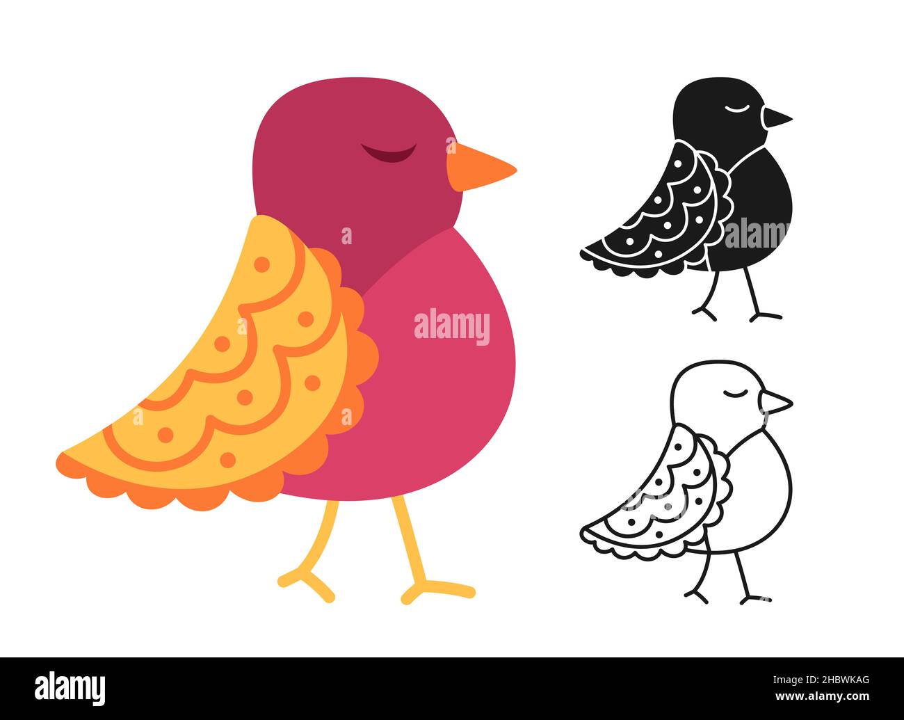 Wings press Stock Vector Images - Alamy