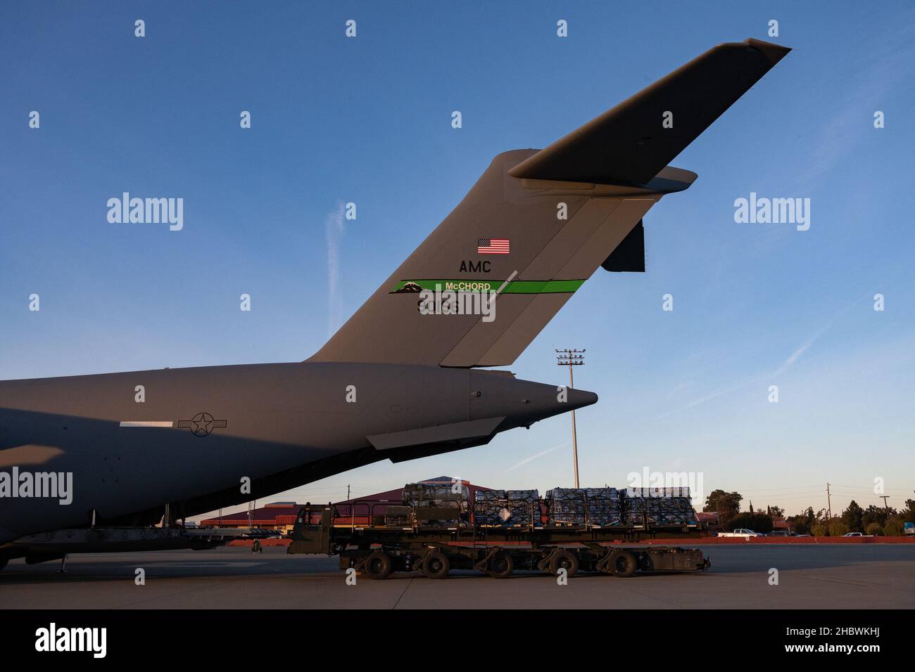 Air transportation specialists from the 60th Aerial Port Squadron at ...