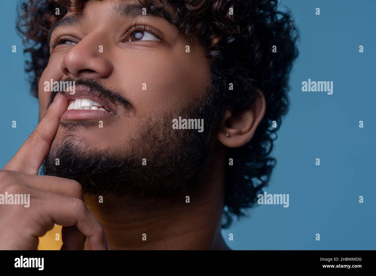 Indian man open mouth hi-res stock photography and images - Alamy