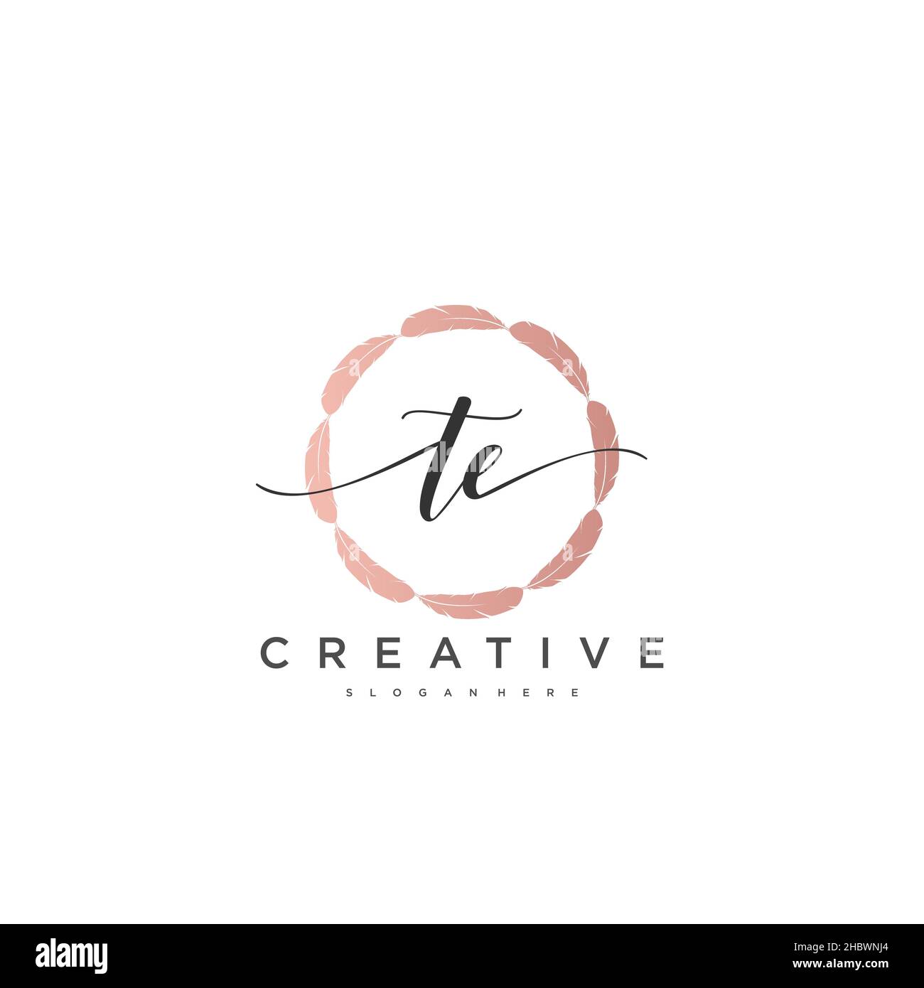 Te logo vector vectors High Resolution Stock Photography and Images - Alamy