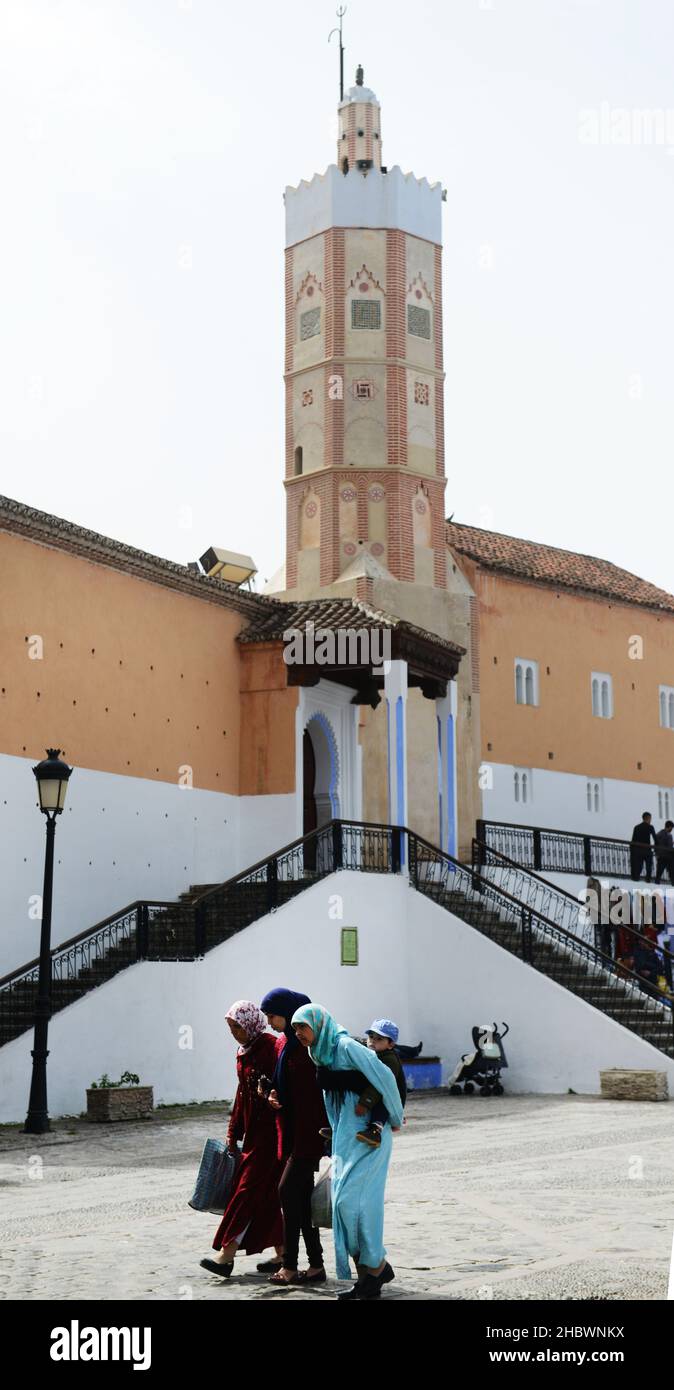 Grand Mosque of Chefchaouen, Morocco Stock Photo - Alamy