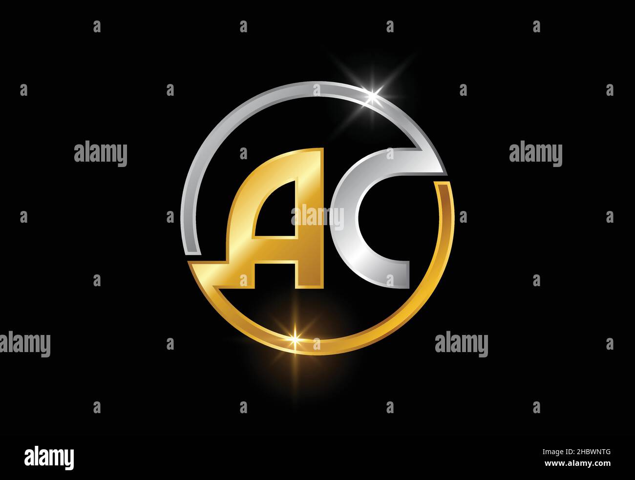 Initial Letter A C Logo Design Vector Template. Graphic Alphabet Symbol ...