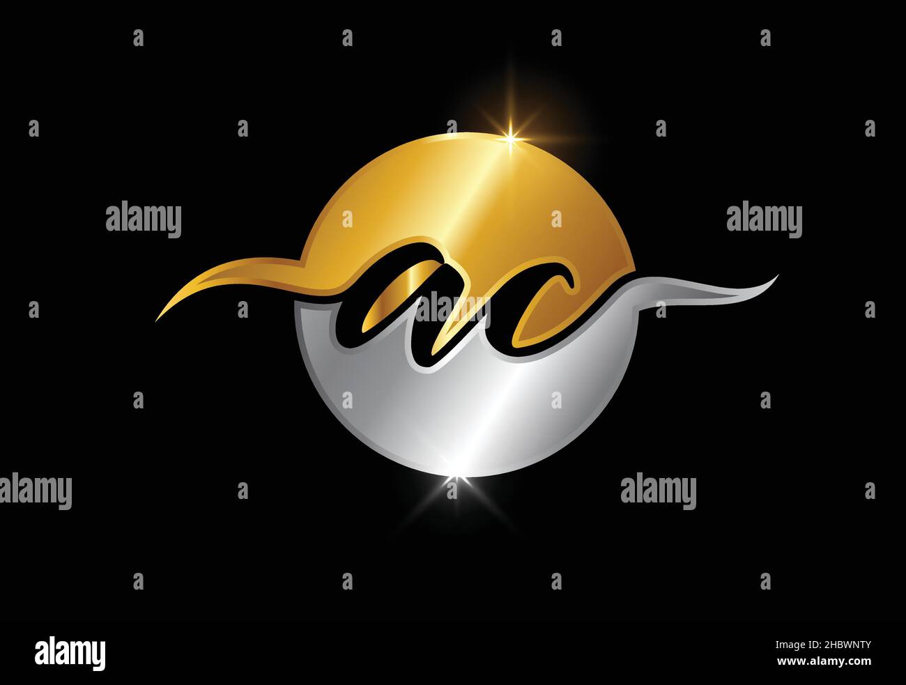 Initial Letter A C Logo Design Vector Template. Graphic Alphabet Symbol ...