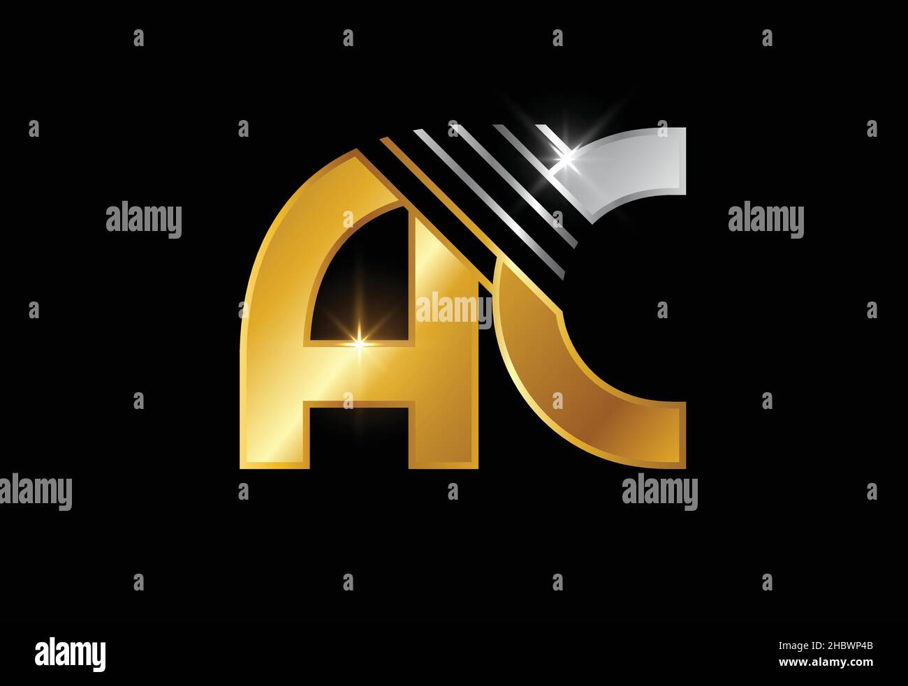 Initial Letter A C Logo Design Vector Template. Graphic Alphabet Symbol ...