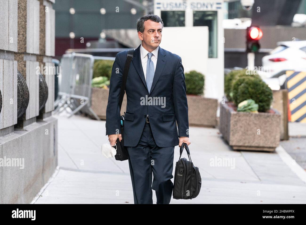 New York, NY - december 21, 2021: Christian Everdell, defense attorney ...