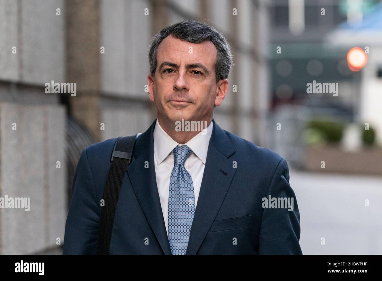 New York, NY - december 21, 2021: Christian Everdell, defense attorney ...