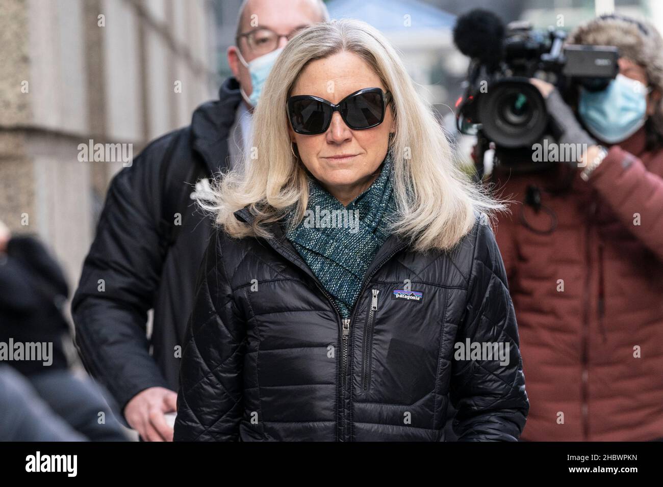 New York, NY - december 21, 2021: Laura Menninger, defense attorney for ...