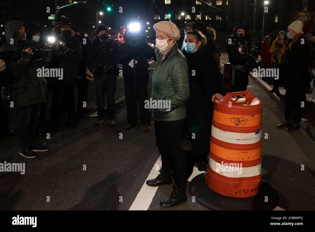 New York, NY - december 21, 2021: Isabel Maxwell sister of Ghislaine ...
