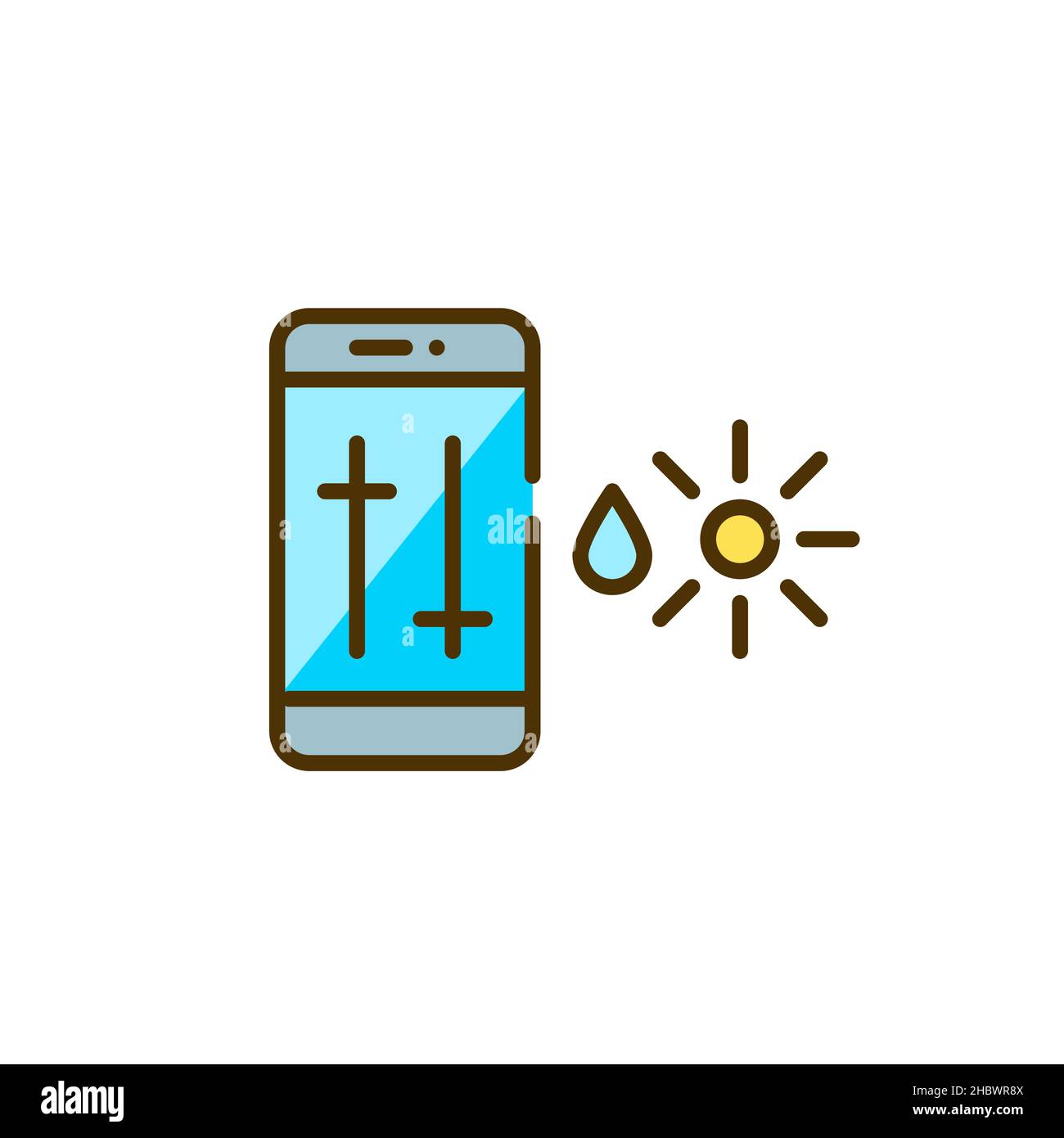 Humidity and temperature climate control using smartphone interface ...