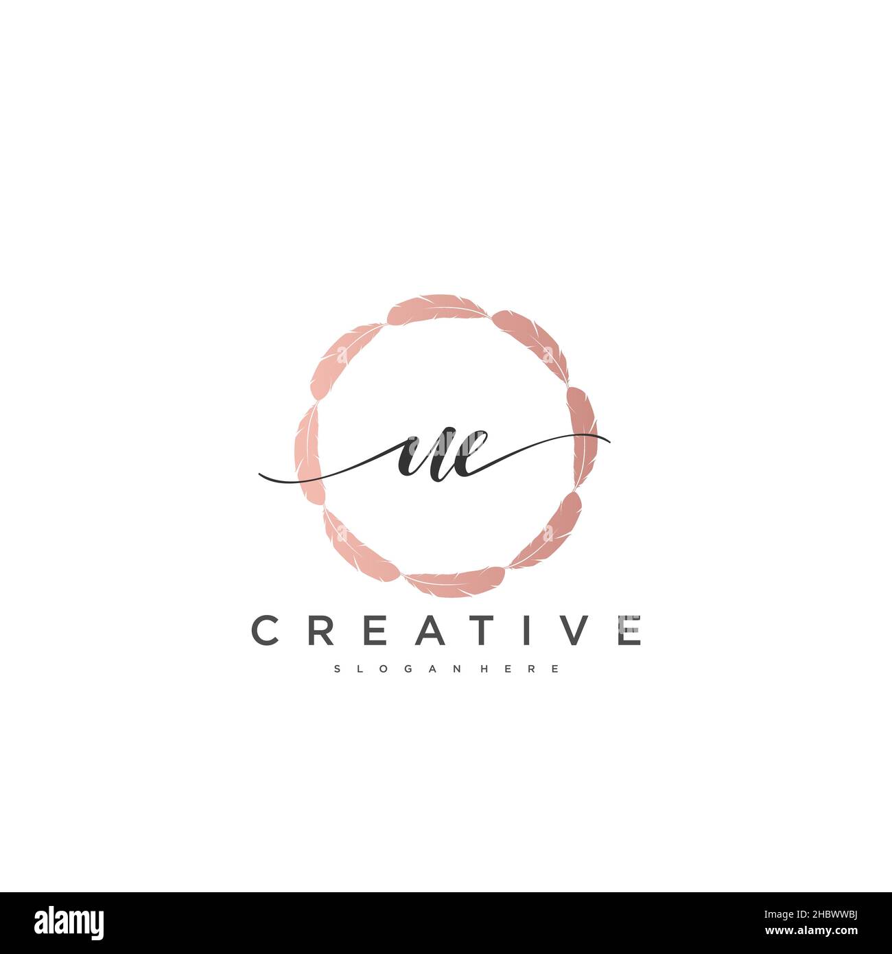 Ue initials logo Stock Vector Images - Alamy