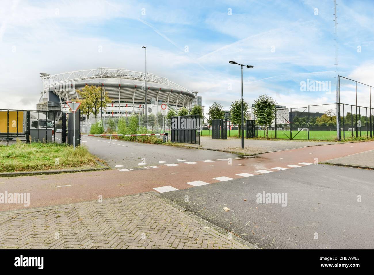 Beautiful landscape of a well-groomed and clean street Stock Photo - Alamy