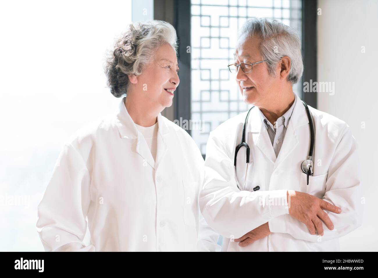 Group image of medical workers Stock Photo - Alamy