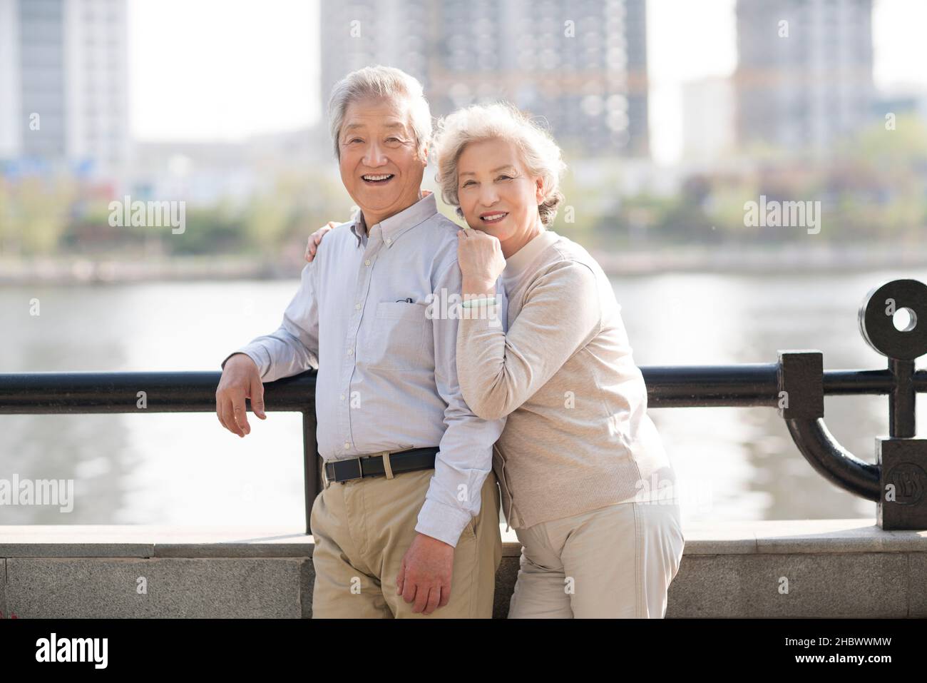 Happy old couple Stock Photo - Alamy