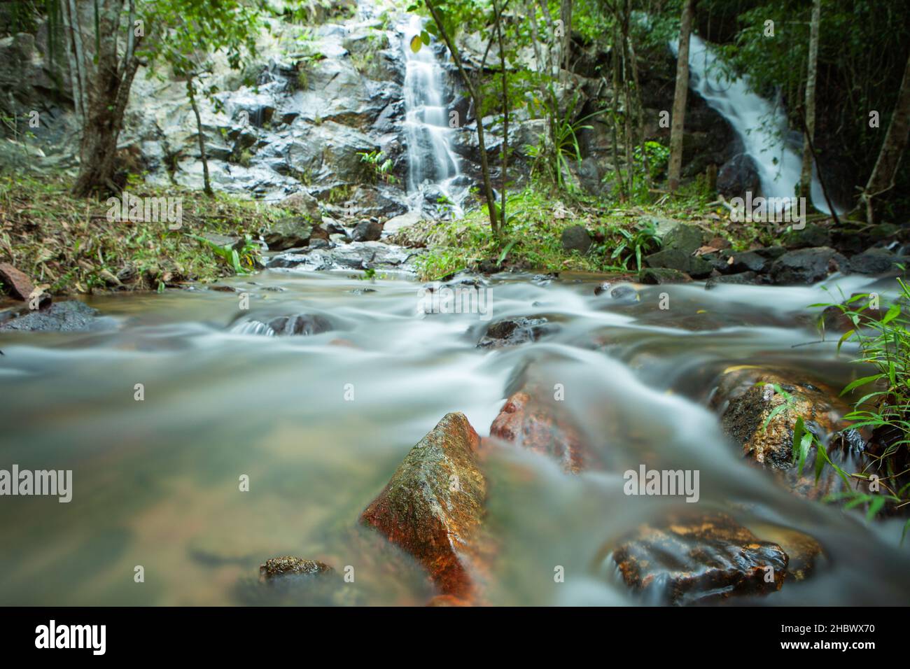 Beautiful Bo hin Waterfall in Phang Nga, Thialand Stock Photo - Alamy
