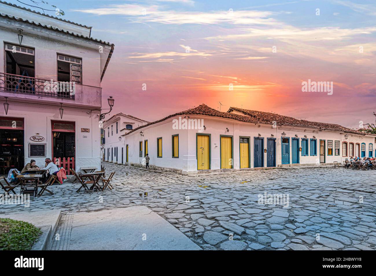 Cobblestone Streets of Paraty in Brazil Stock Photo - Alamy