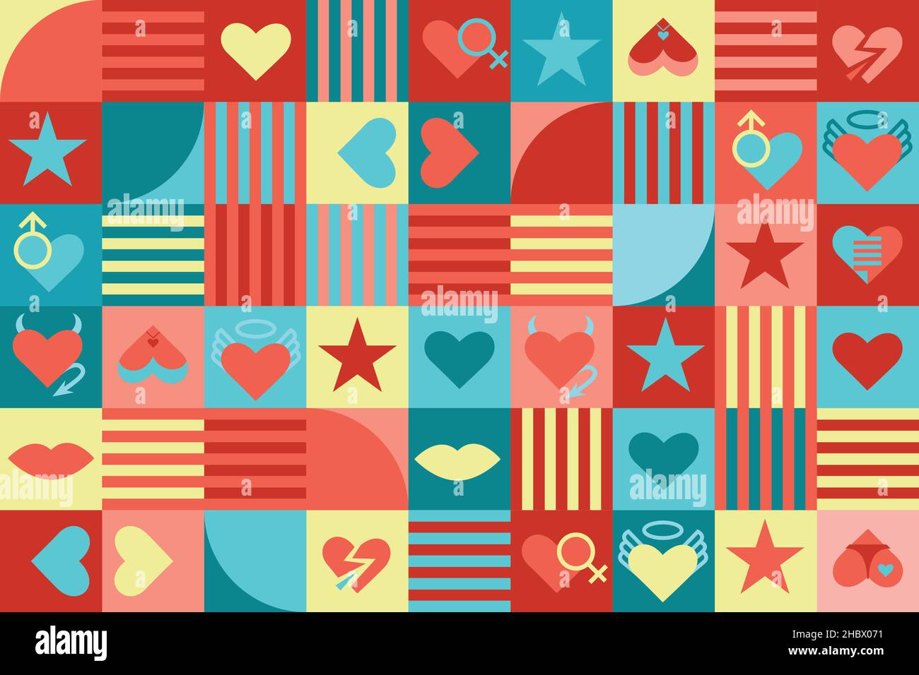 Flat pattern hi-res stock photography and images - Alamy