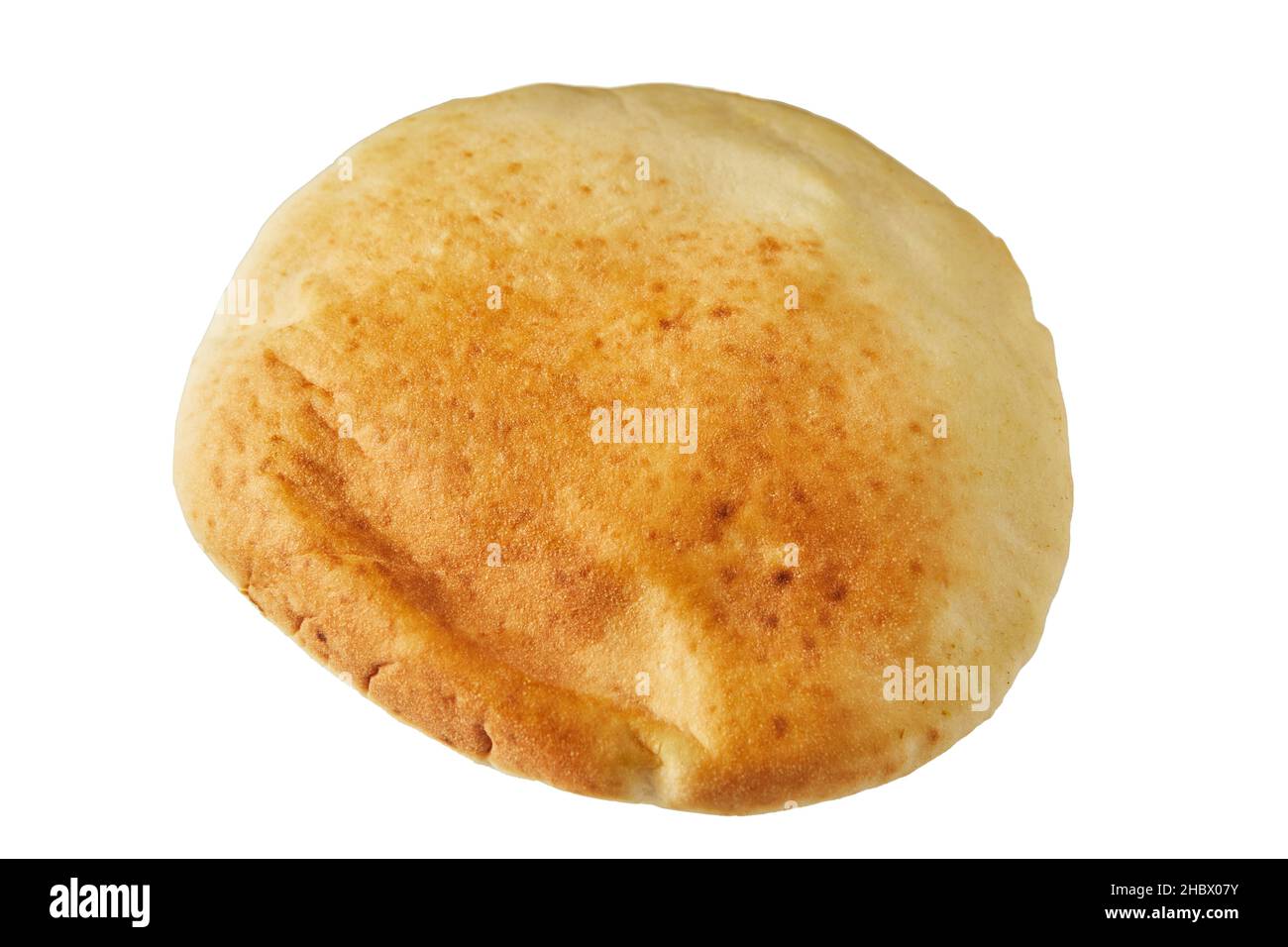 Pita bread isolated on white background Stock Photo - Alamy