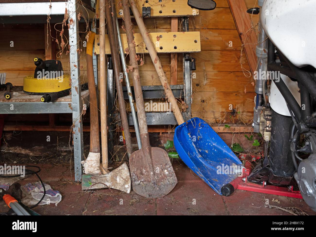 Cleaning the shed shed hi-res stock photography and images - Alamy