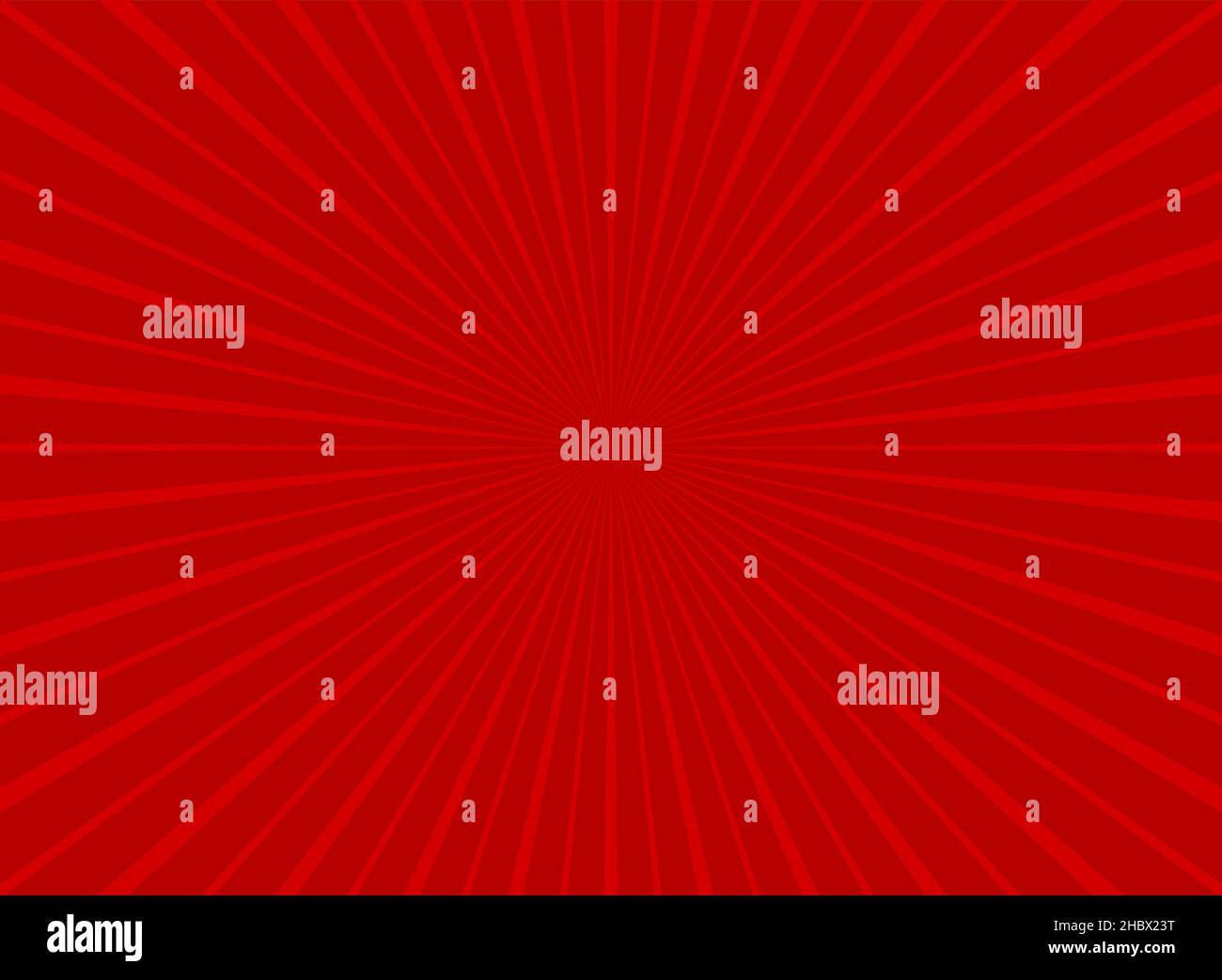 Sunlight horizontal background. red color burst background. Vector ...