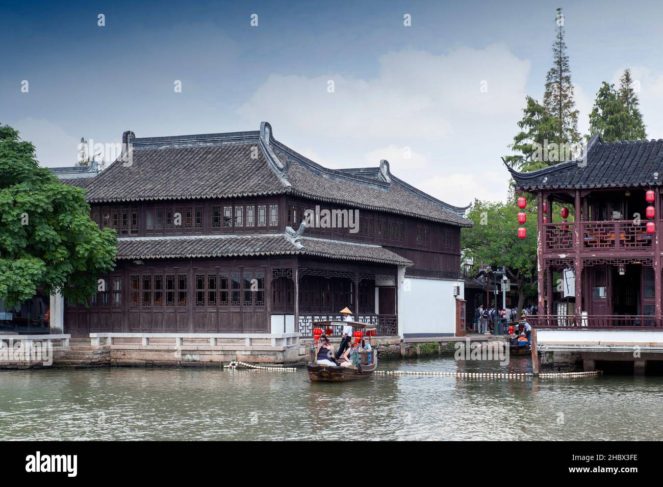Zhujiajiao Ancient Water Town, a historic village and famous tourist ...