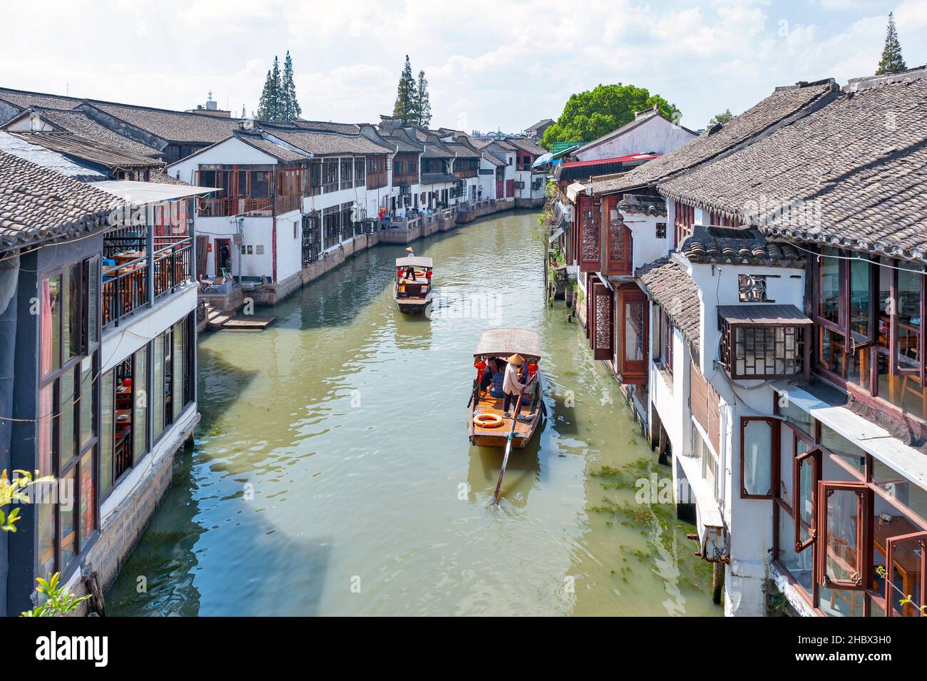 Zhujiajiao Ancient Water Town, a historic village and famous tourist ...