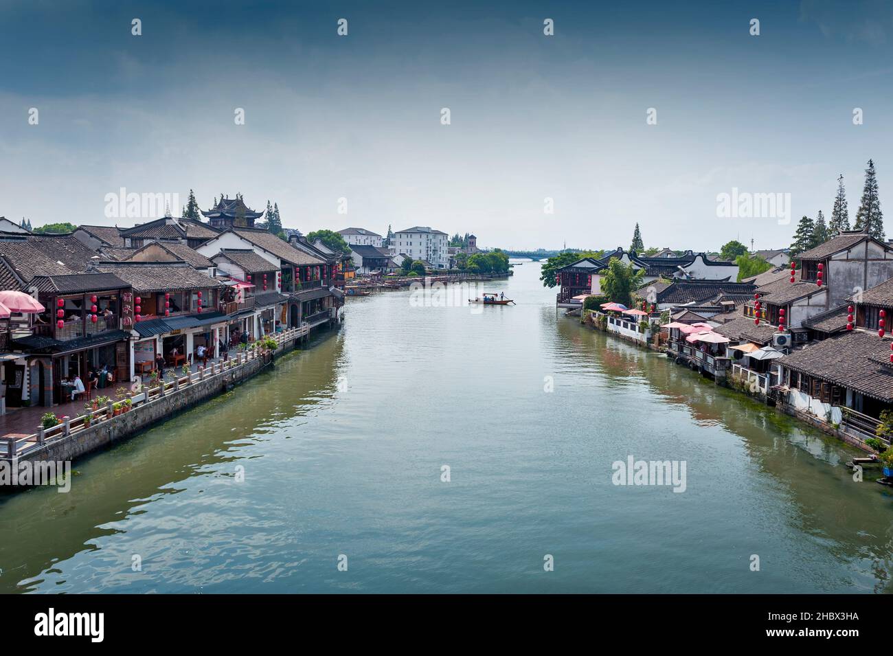 Zhujiajiao Ancient Water Town, a historic village and famous tourist ...
