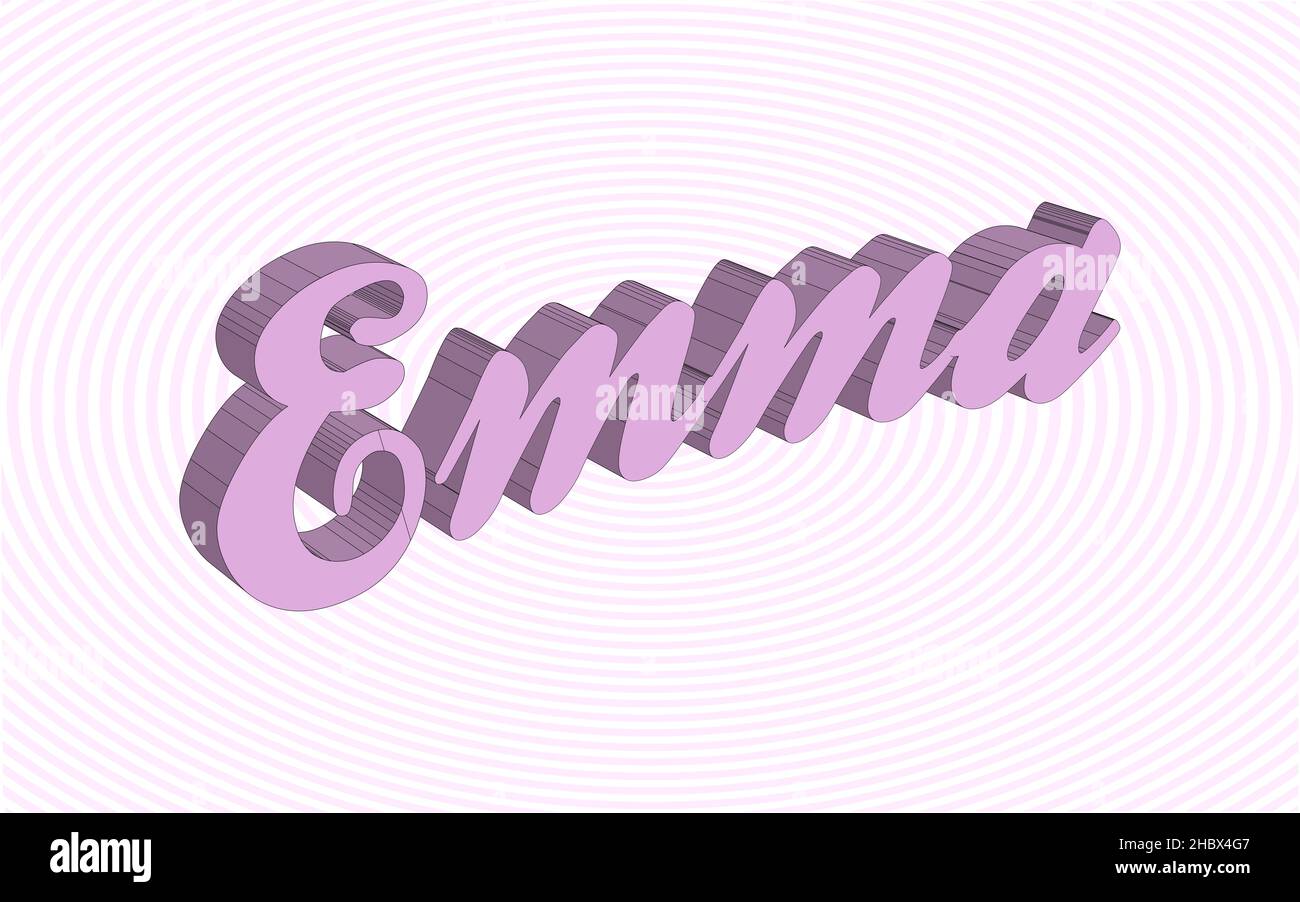 The Name Emma In Glitter