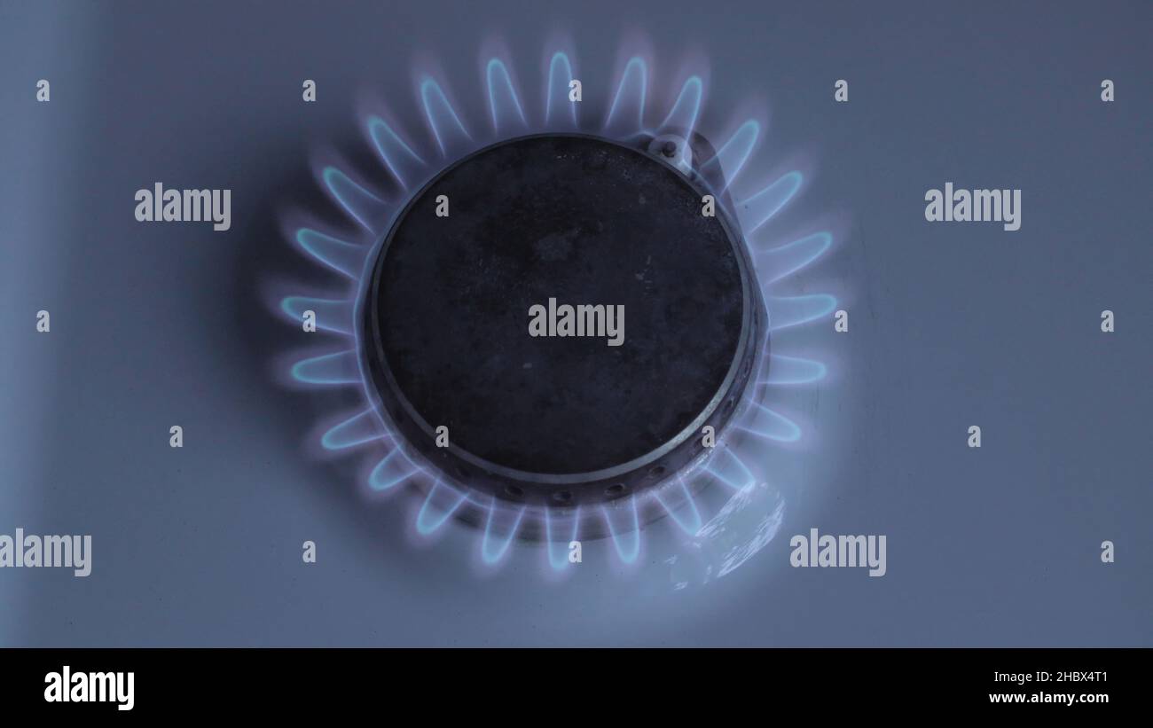 Gas stove top view hi-res stock photography and images - Alamy