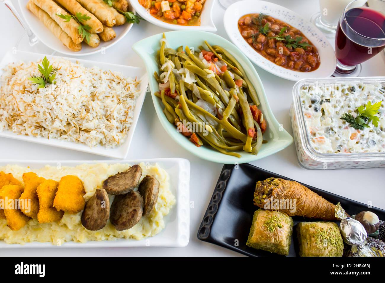 Traditional turkish feast tables hi-res stock photography and images ...