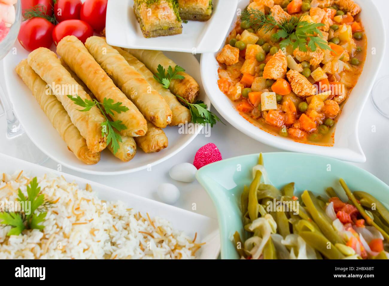 Traditional turkish feast tables hi-res stock photography and images ...