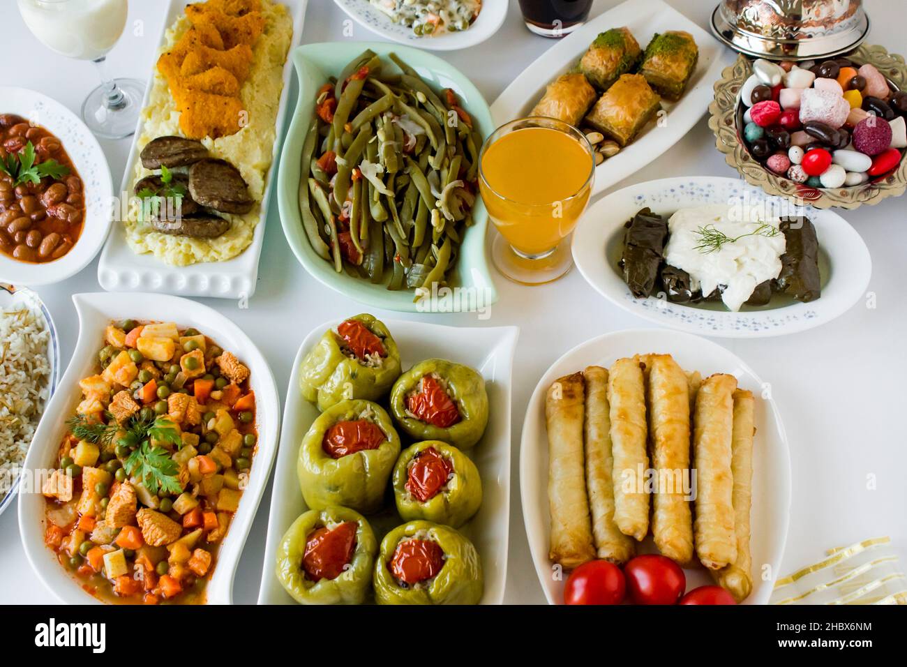 Traditional turkish feast tables hi-res stock photography and images ...