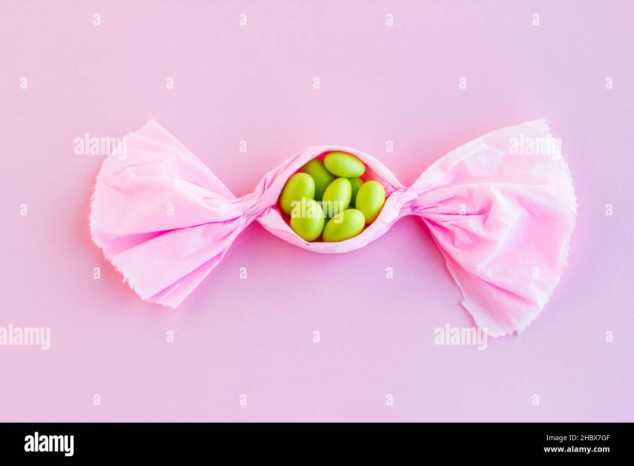 The Sugar Feast end of holy Ramadan,conceptual image with pink color ...