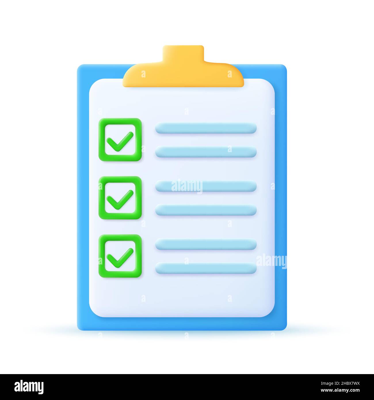 Clipboard and check marks Stock Vector Image & Art - Alamy