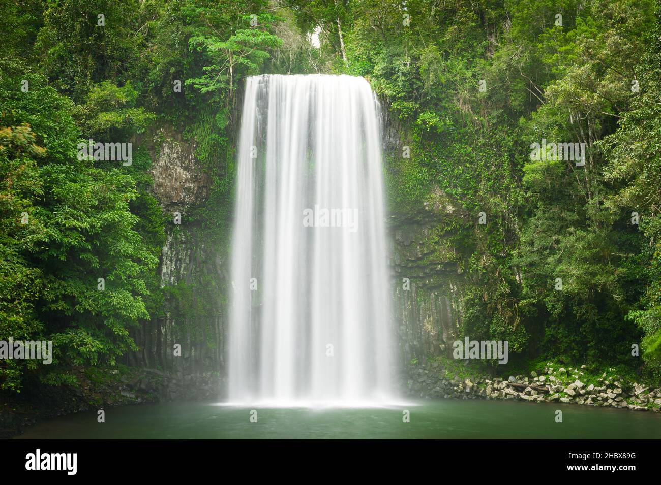 Outstanding Millaa Millaa Falls in Tropical North Queensland Stock ...