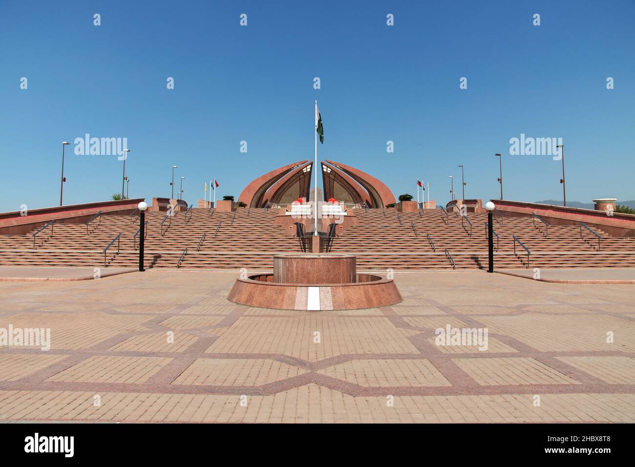 Pakistan Monument on Shakarparian Hills, Islamabad Stock Photo - Alamy
