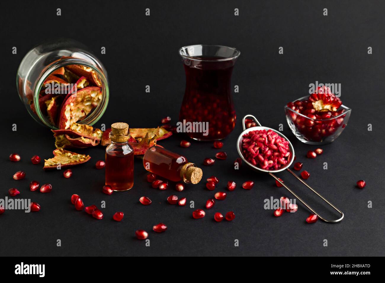 Dried pomegranate shells hi-res stock photography and images - Alamy