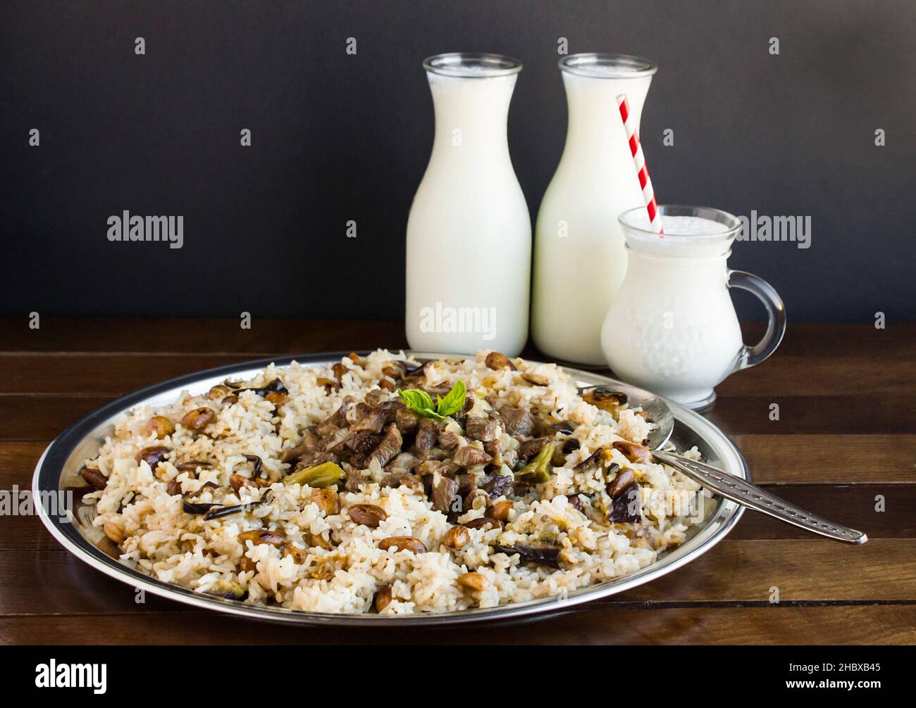 Traditional Turkish Sacrifice Festival Food braised meat Kavurma and ...