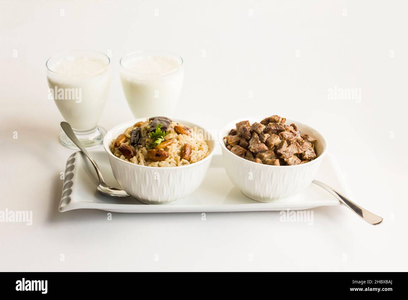 Traditional Turkish Islamic Feast Sacrifice food is braised meat ...