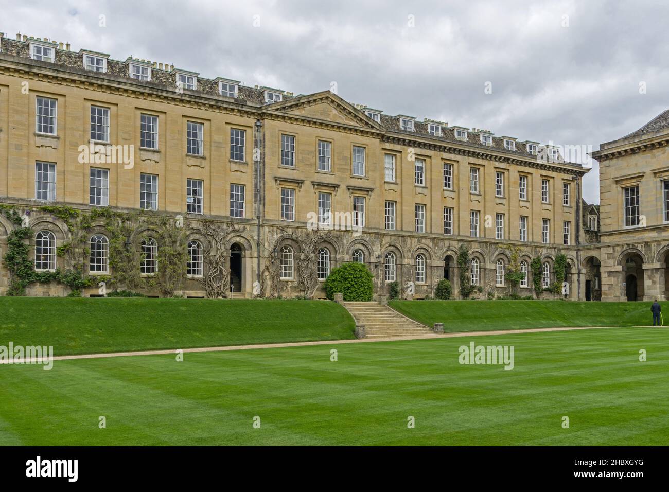 Worcester College, University of Oxford, Oxford, UK; view of the ...