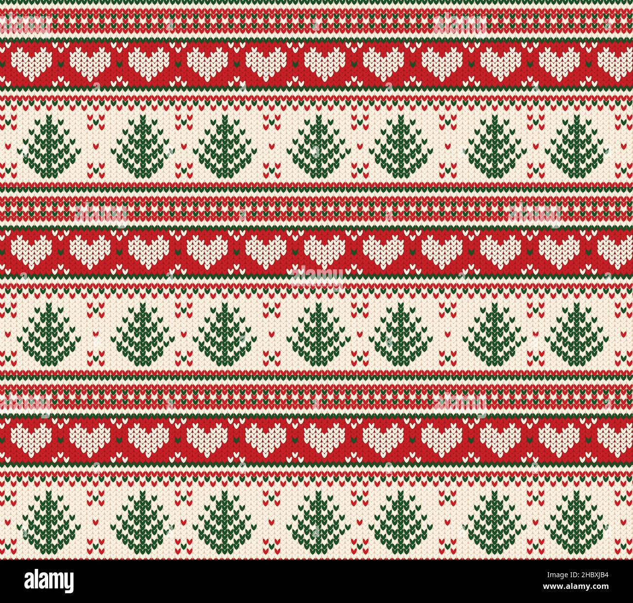 Christmas sweater pattern design. Seamless knitted Christmas background ... Christmas sweater pattern design. Seamless knitted Christmas background ...