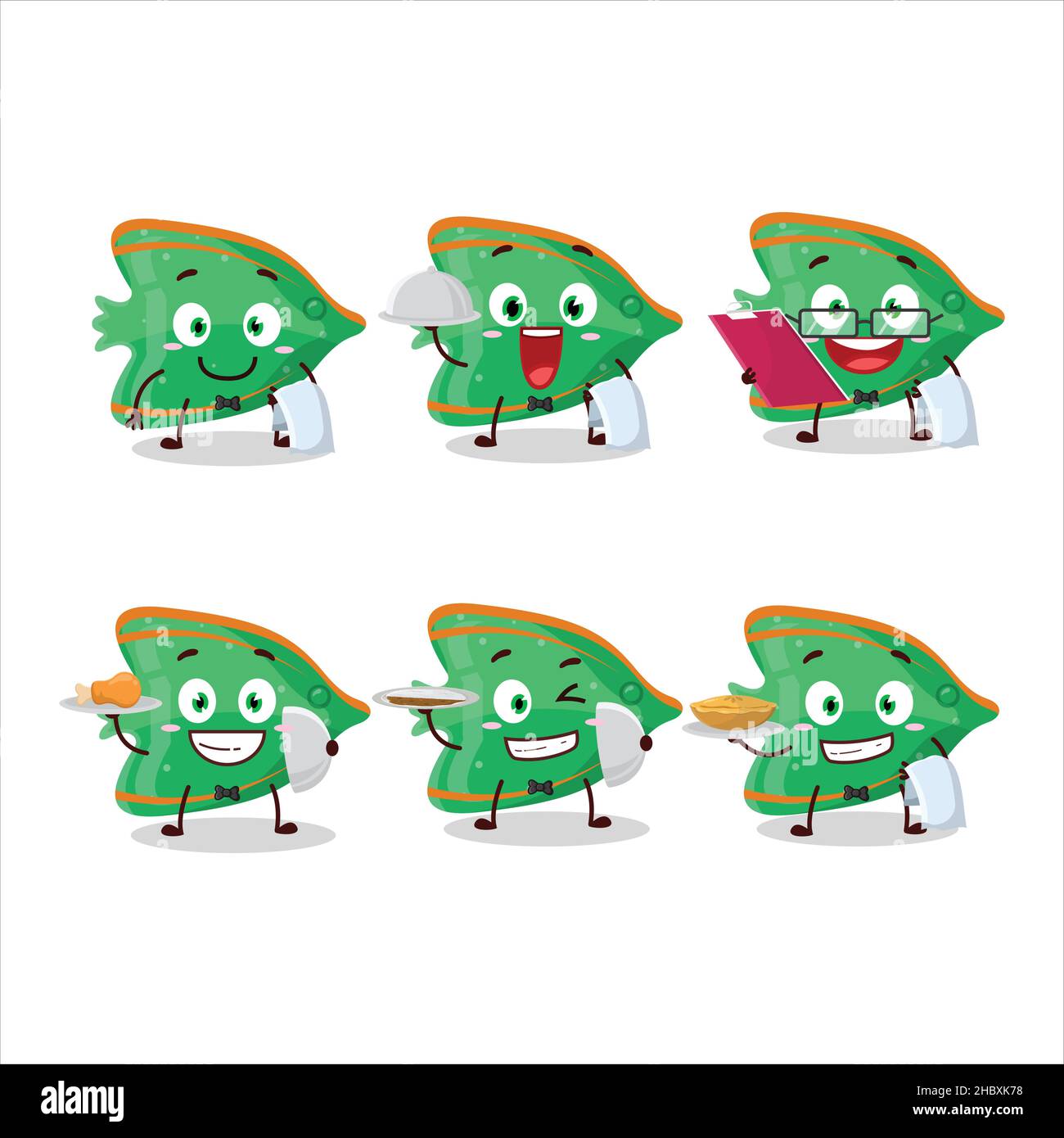 Fish restaurant waitress Stock Vector Images - Alamy