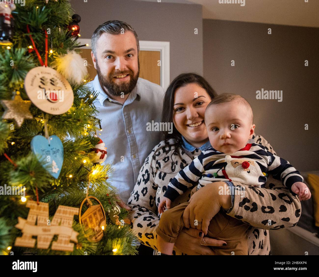 Martin and Gillian Johnston with their son Robert 'Robbie' Johnston at ...