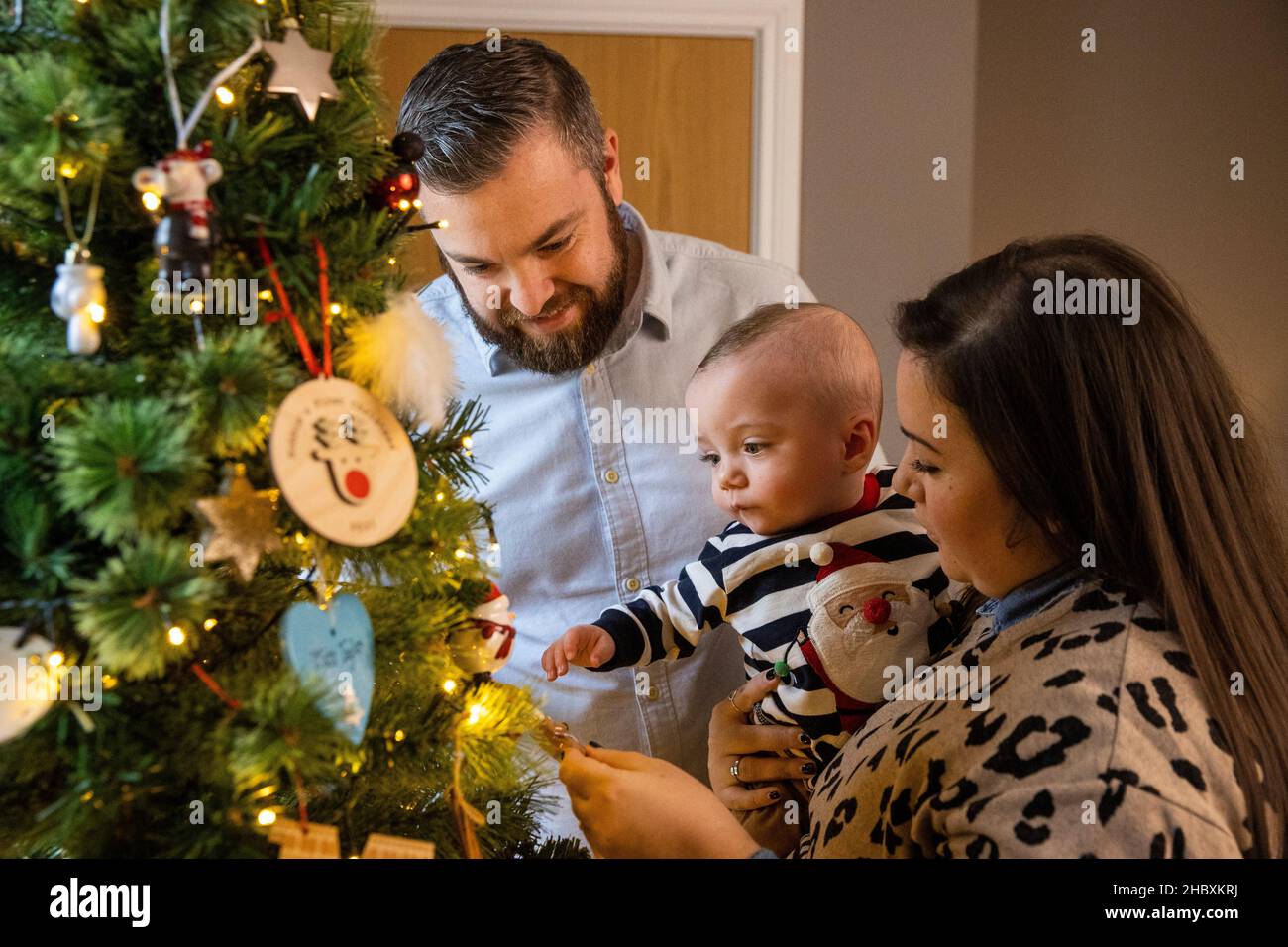 Martin and Gillian Johnston with their son Robert "Robbie" Johnston at ...