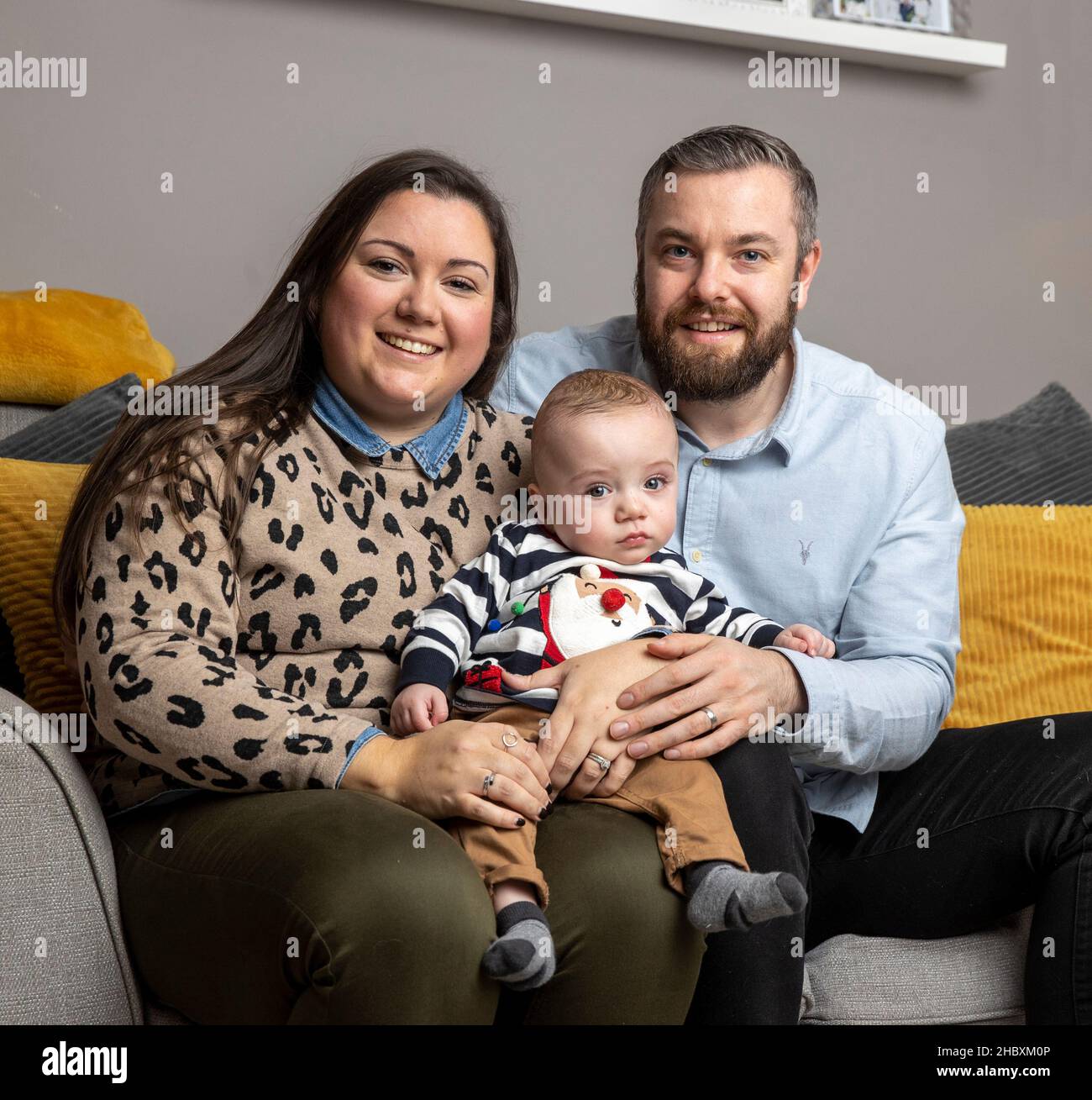 Martin and Gillian Johnston with their son Robert 'Robbie' Johnston at ...
