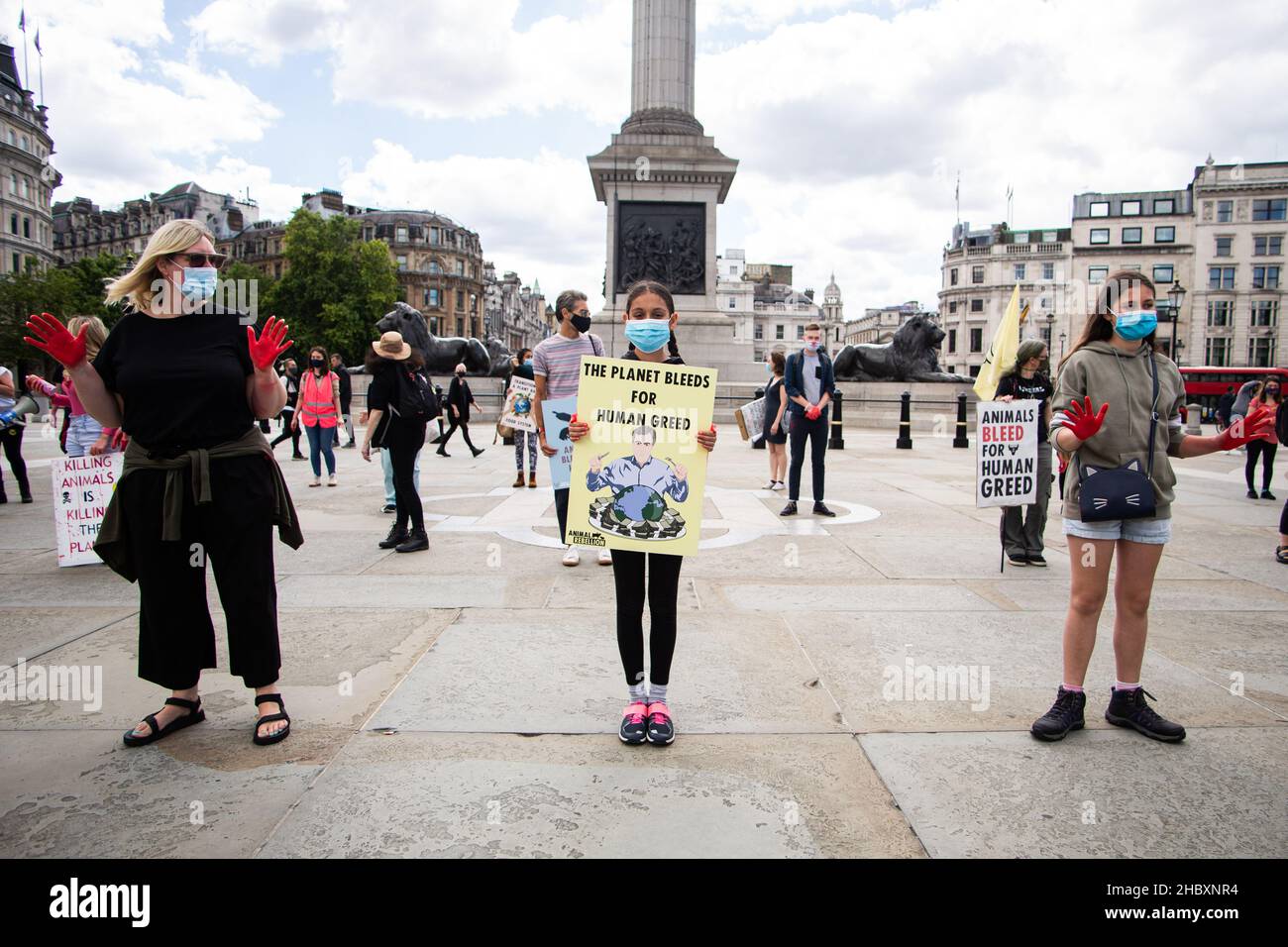 End pandemics protestor hi-res stock photography and images - Alamy