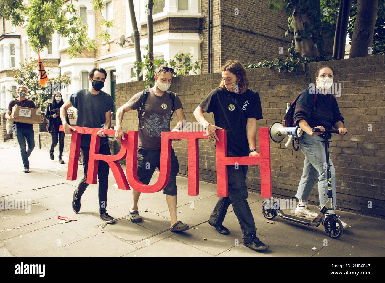 Large wooden truth sign hi-res stock photography and images - Alamy