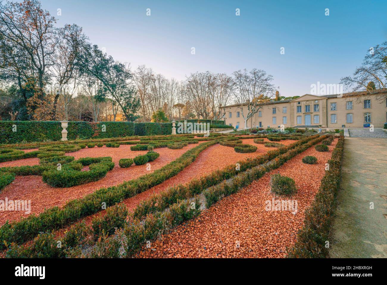 A French castle, the Chateau d'O in Montpellier, France Stock Photo - Alamy