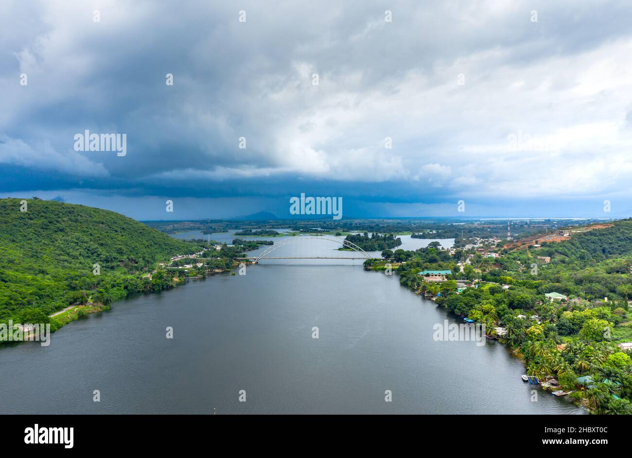 Ghana bridge building hi-res stock photography and images - Alamy