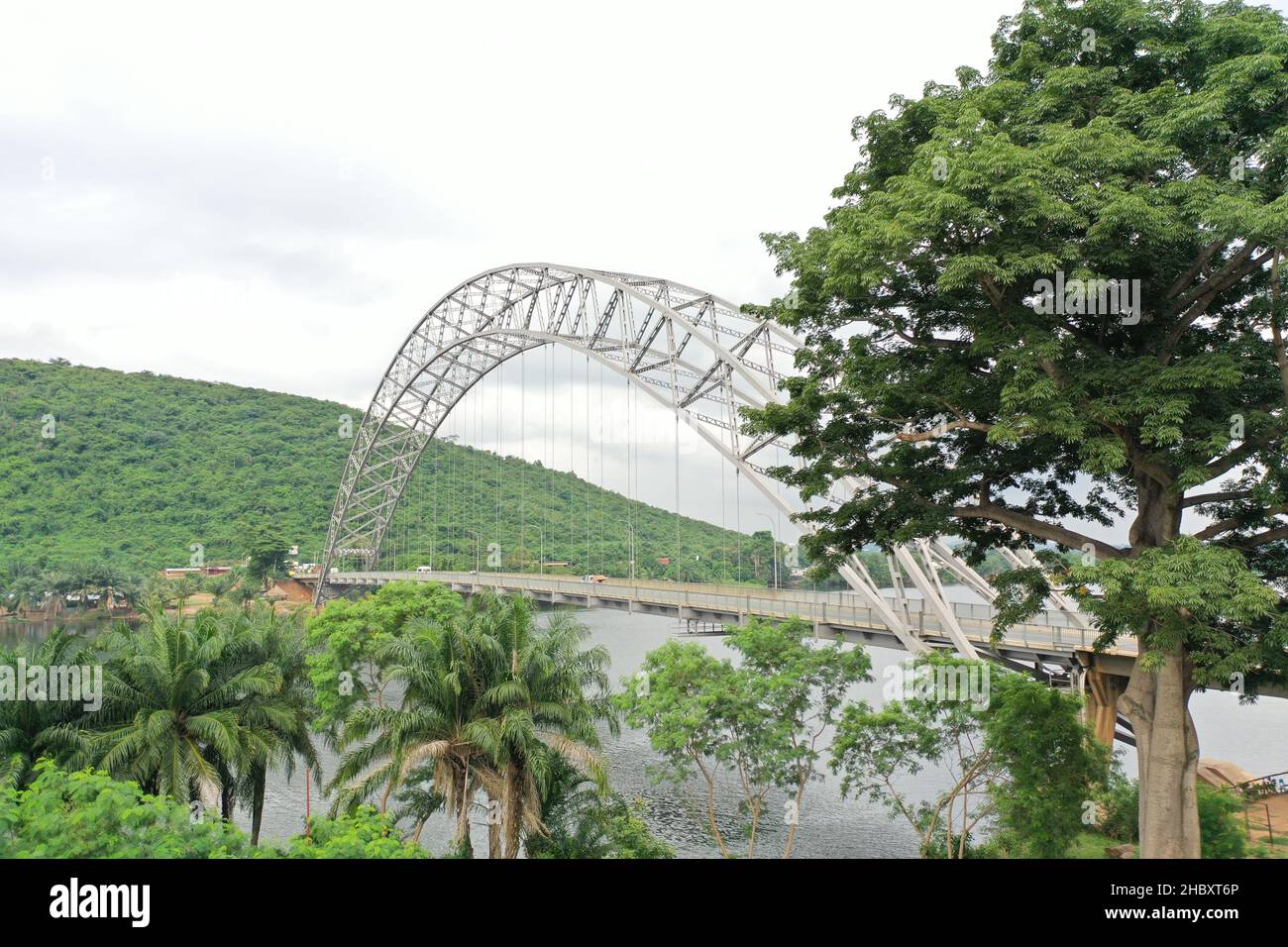 Ghana bridge building hi-res stock photography and images - Alamy