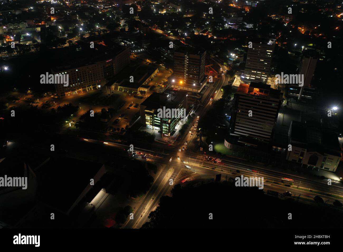 Ghana City At Night